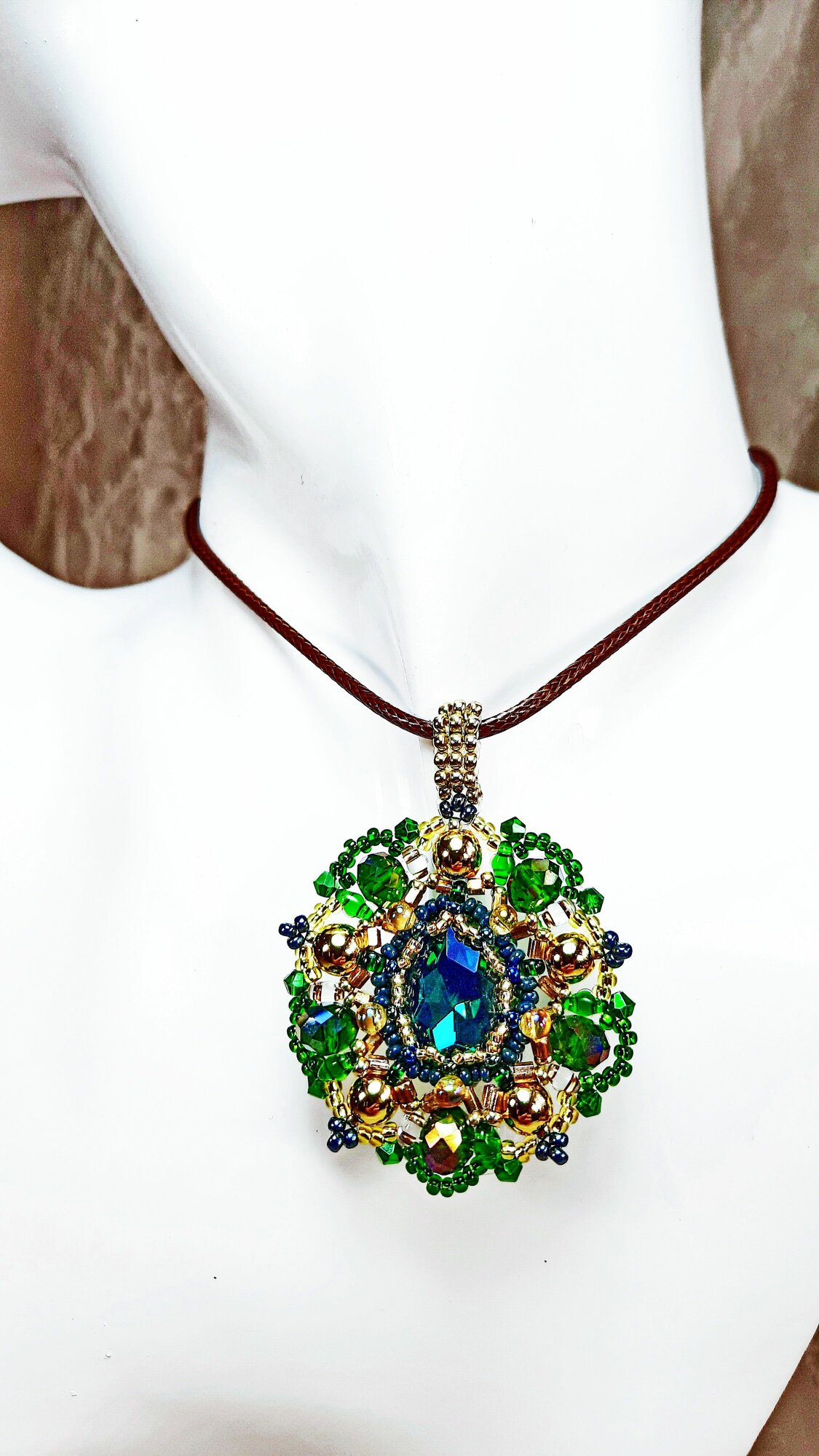 Подвеска, горный хрусталь, хрусталь