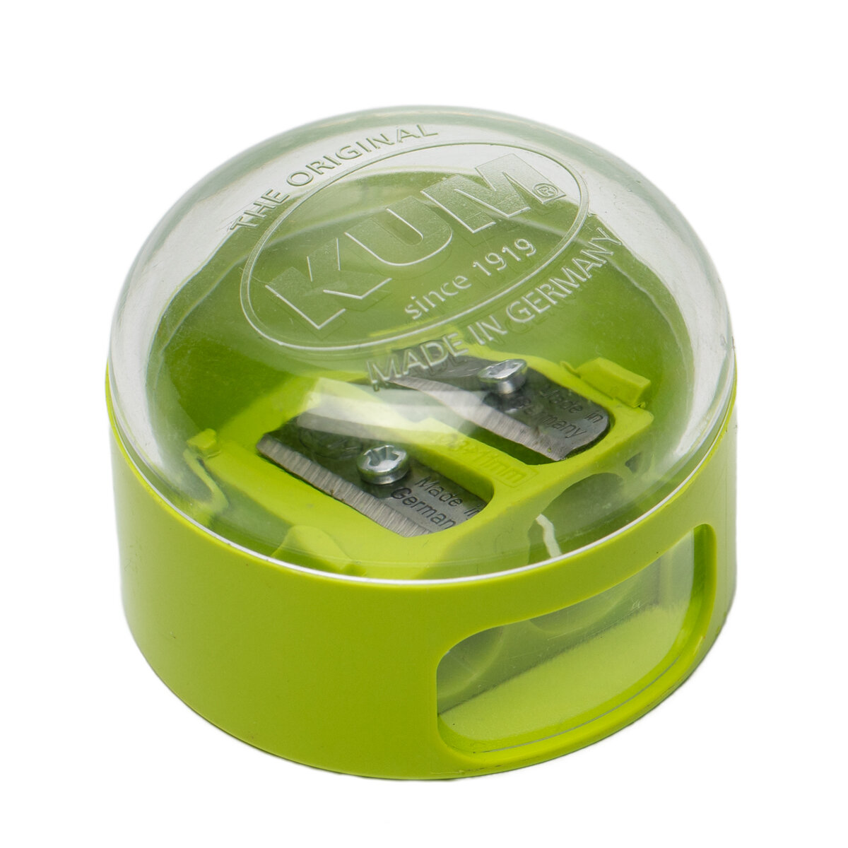 KUM Точилка двойная пластиковая 208 K2-BZ20 1020521 для карандашей с двумя отверстиями