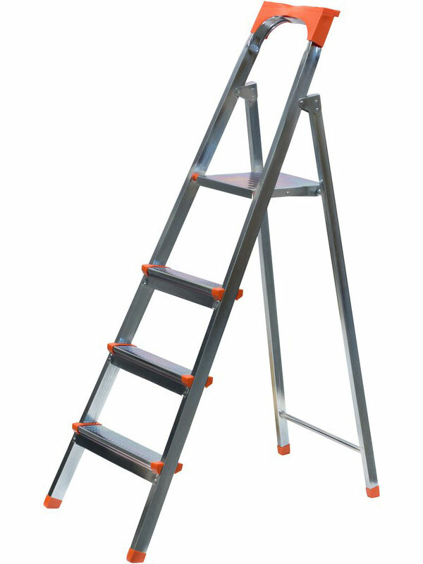 Стремянка Fit стальная, 4 ступени, вес 5.55 кг (65332)