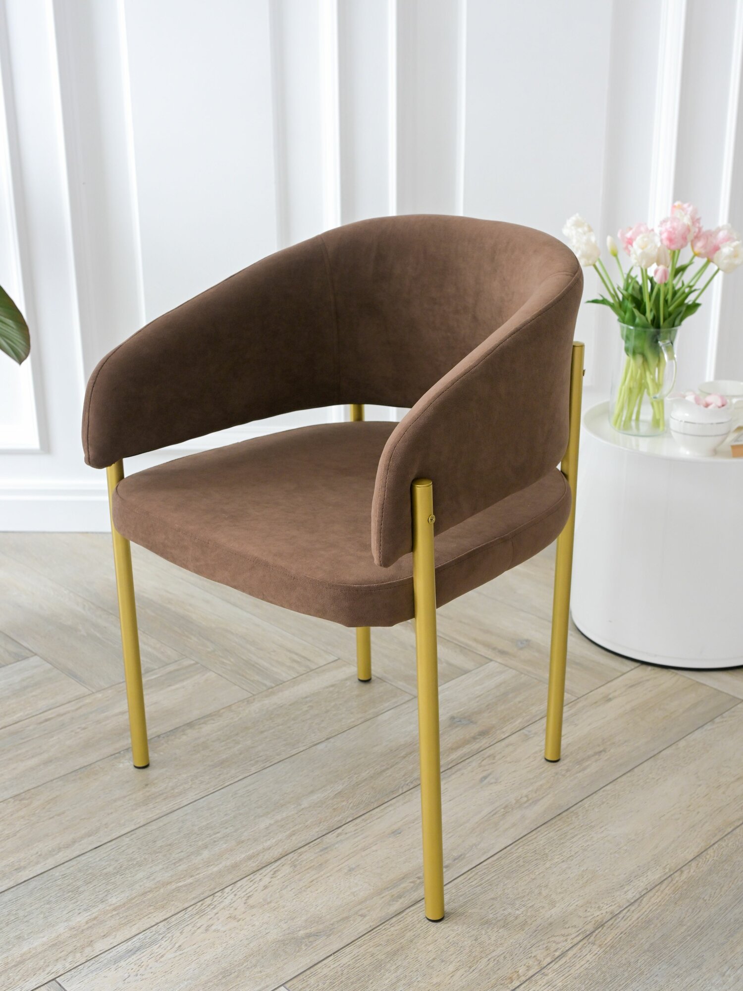 Стул кресло для кухни и гостиной в стиле ар-деко