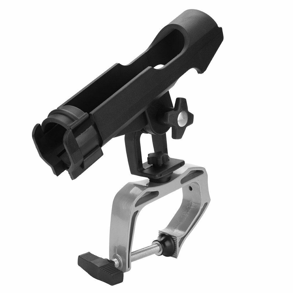 Вращающийся Держатель Удочки Для Лодки, Каяк, Плот, Боковые Стороны, Зажим Для Крепления Стойки, Аксессуары Для Рыболовных Снастей