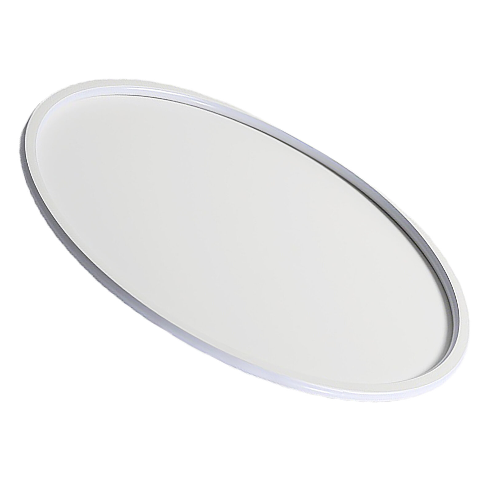 Round Flat Panel Light LED Ceiling Mount Disk Light Living Room 100‑265V Black 60cm