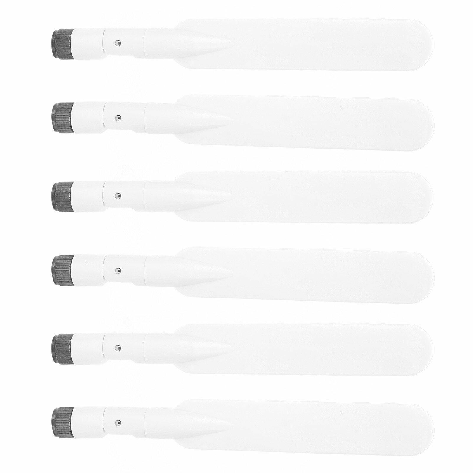 6Pcs WiFi Antenna 2.4G/5G Dual Band 5DBI 700-2700Mhz RPSMA Wireless Network Router 45°/90°/180° Bending Angle 16cm Length
