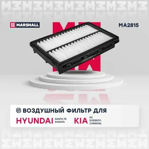 Фильтр воздушный Hyundai Santa Fe 18>/Sonata 19>, KIA K5 20>/Sorento 20>/Carnival 21>