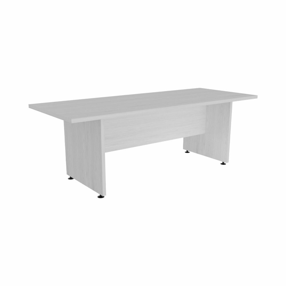 Стол для переговоров ПР300, р.2200х870х750, Ясень Анкор белый