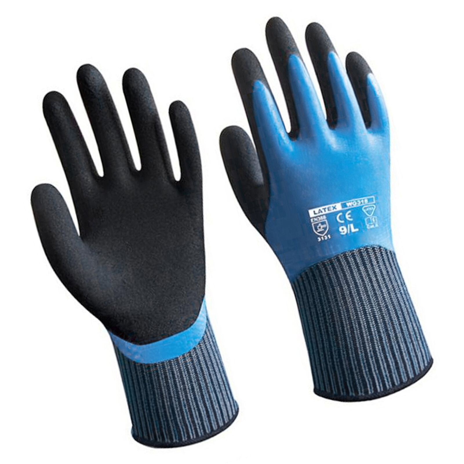 Рабочие перчатки Wonder Grip Thermo Plus с двойным латексным покрытием, обеспечивающие защиту от холода, для садоводства, рыбалки и других работ.