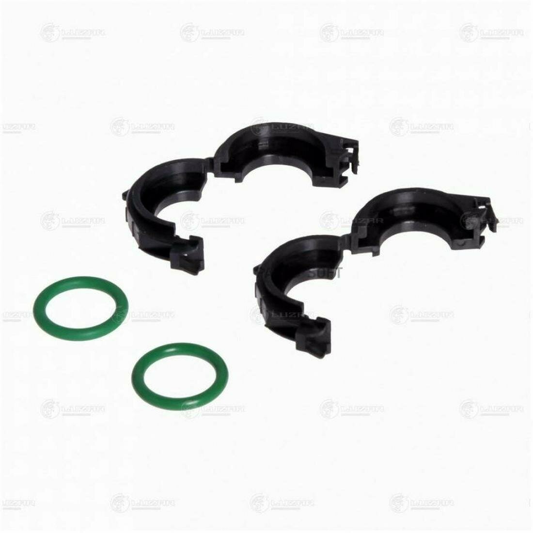 LUZAR кмпл для подключ. Радиатора отоп. Газель NEXT/УАЗ патриот/гранта (фиксат.2ШТ.+кольца 2ШТ.)(LGS 0003) LGS0003