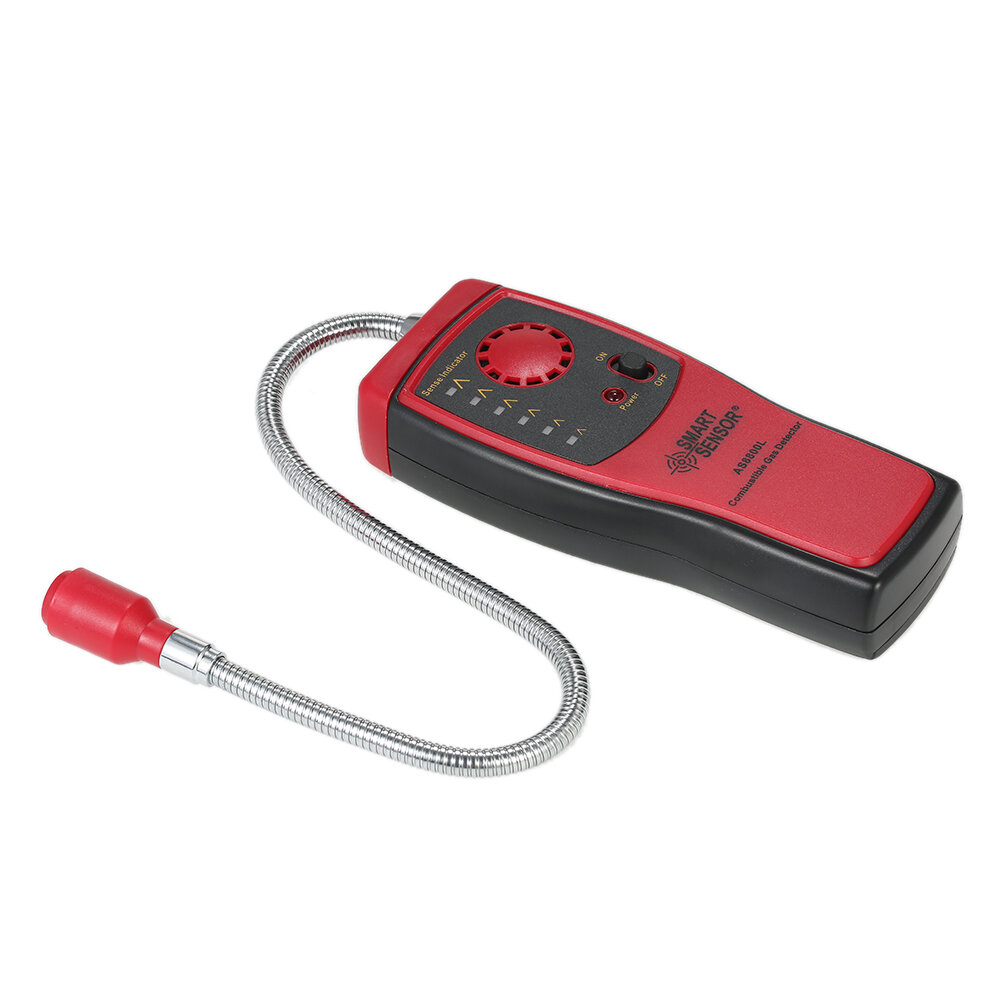 Smart Sensor совершенно новое портативное портативное автомобильное автоматическое мини -горючий газовой детектор местоположение газа определить тестер со звуковой и легкой тревогой