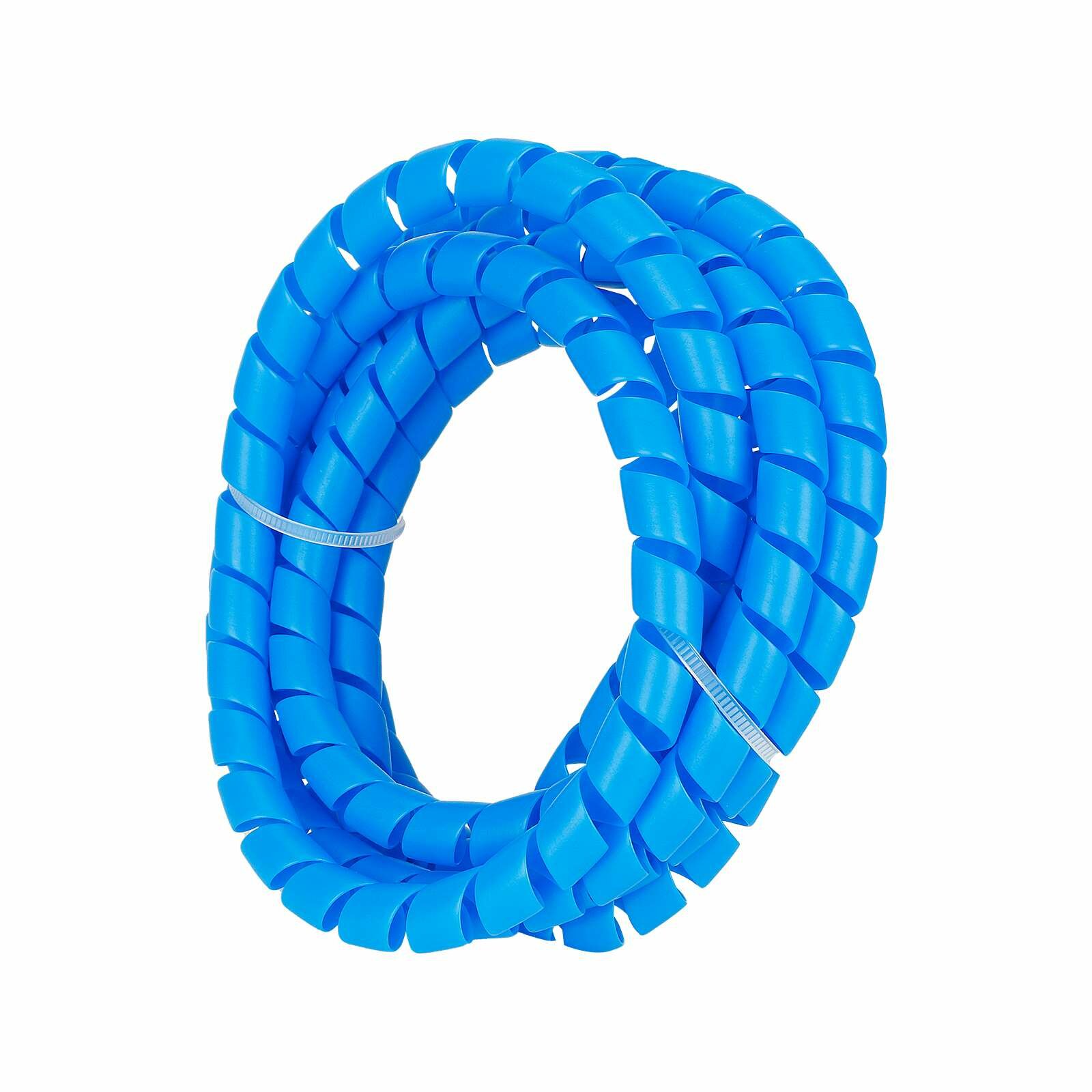 8 мм x 2 м спиральная обмотка кабеля, органайзер для намотки проводов, органайзер для тормозных кабелей электроскутера, защитный рукав для проводов из полипропилена, трубка