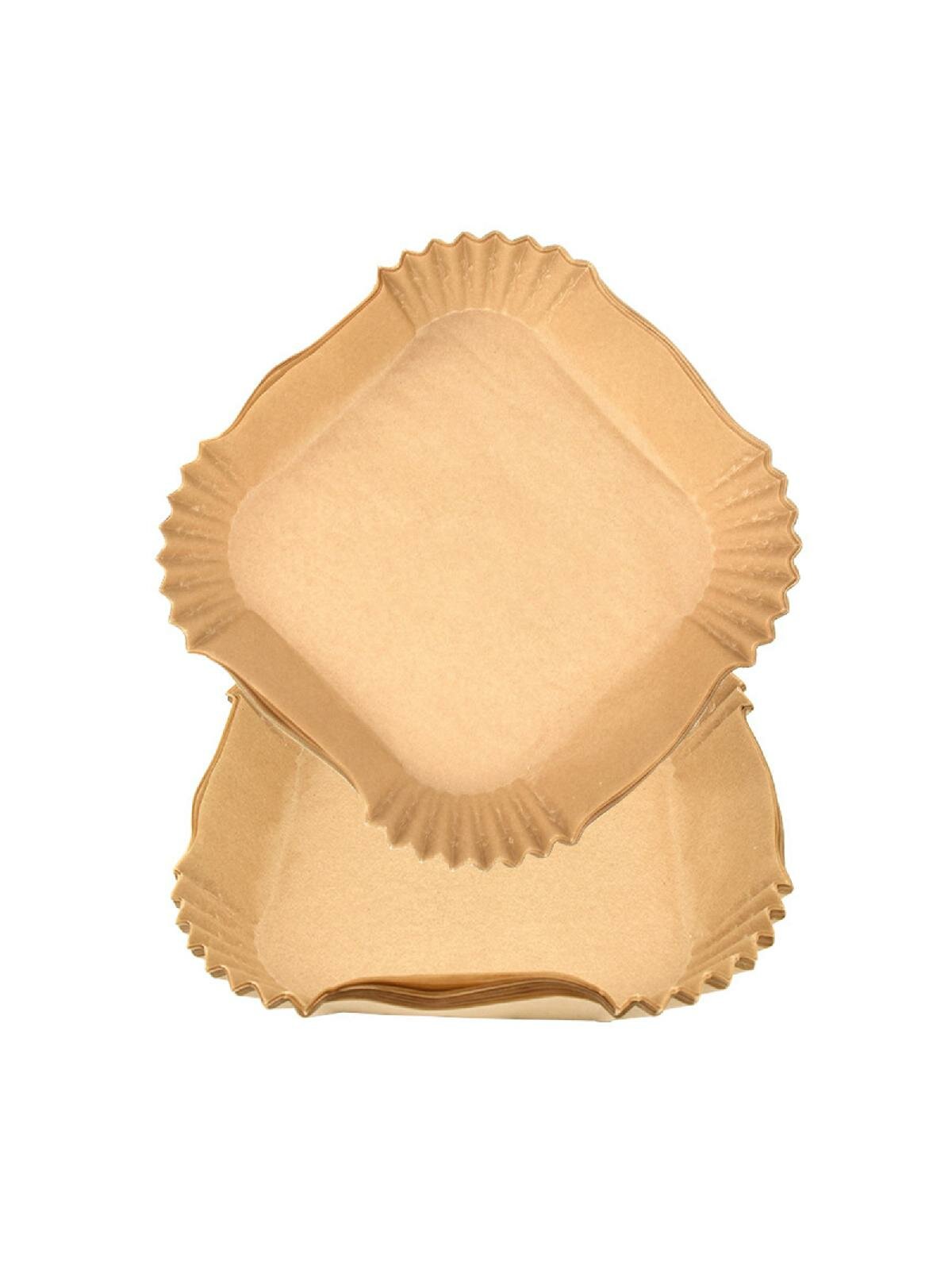 100 шт. специальной бумаги для аэрофритюрницы, квадратные, впитывающие масло бумажные коврики, термостойкая бумага для выпечки, бытовая маслостойкая бумага