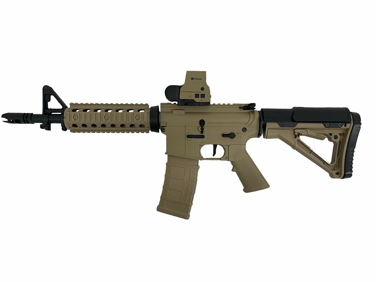 Гидробольный Орбиз автомат M4A1 с коллиматором, стреляет водяными мягкими гелевыми пулями электрический, песочный