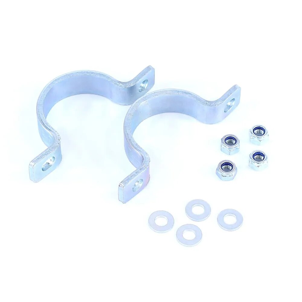 Скоба крепления рулевой рейки Riginal для а/м ВАЗ-2108-2170 , к-т 2 шт. (гайки, шайбы)