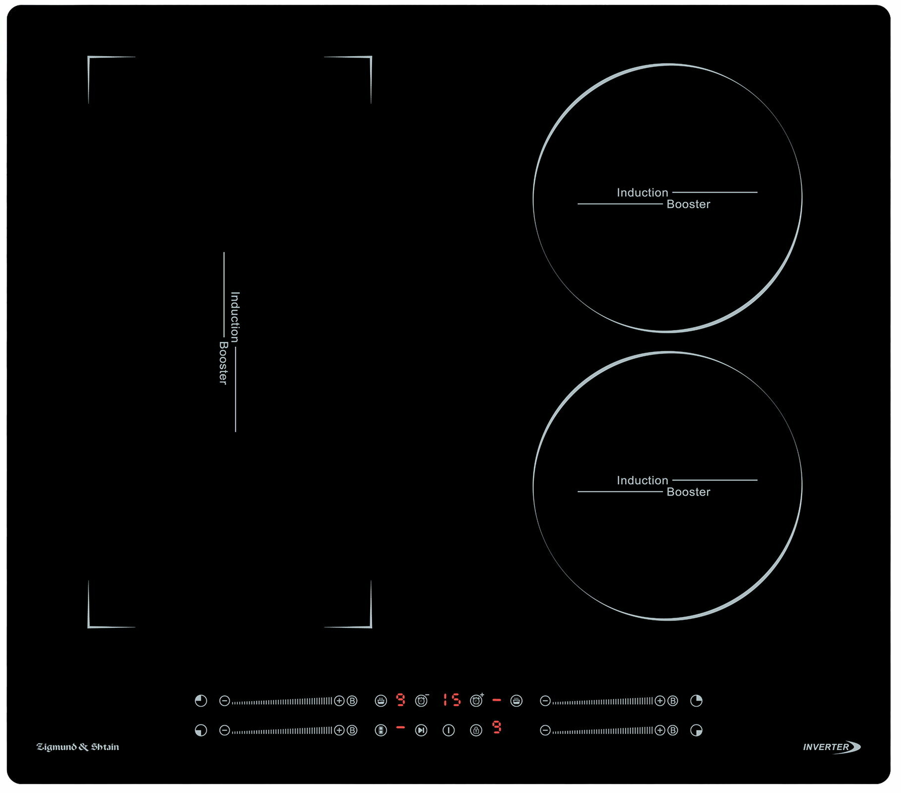 Электрическая варочная панель Zigmund & Shtain CI 49.6 B