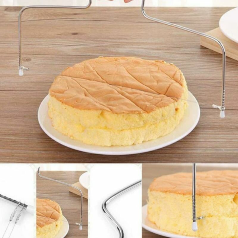 Струна для нарезки бисквита, коржа, торта / кухонный нож кондитерский струна / нож для торта.