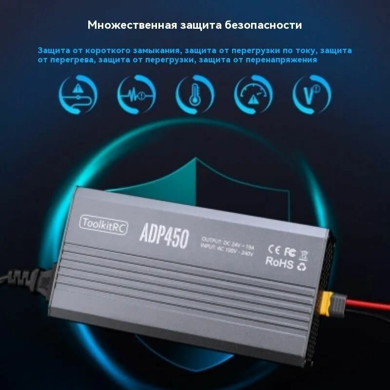 Аксессуар ToolkitRC ADP450, для радиоуправляемых моделей, арктический ангар, черный — фото 1
