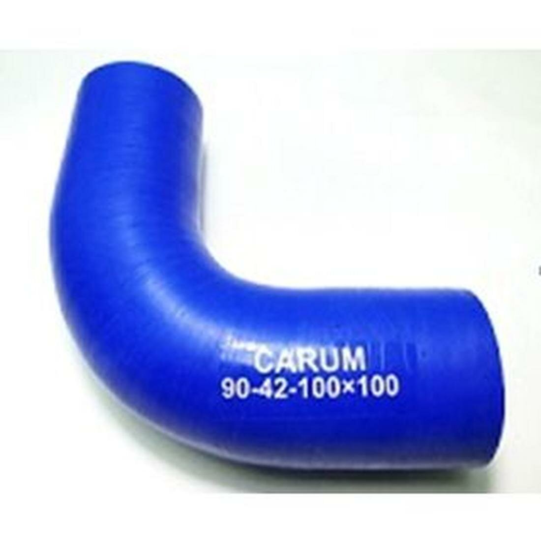 Патрубок силиконовый угловой 90, d18, L100x100, 3 нити, стенка 4 мм CARUM 90-18-100x100