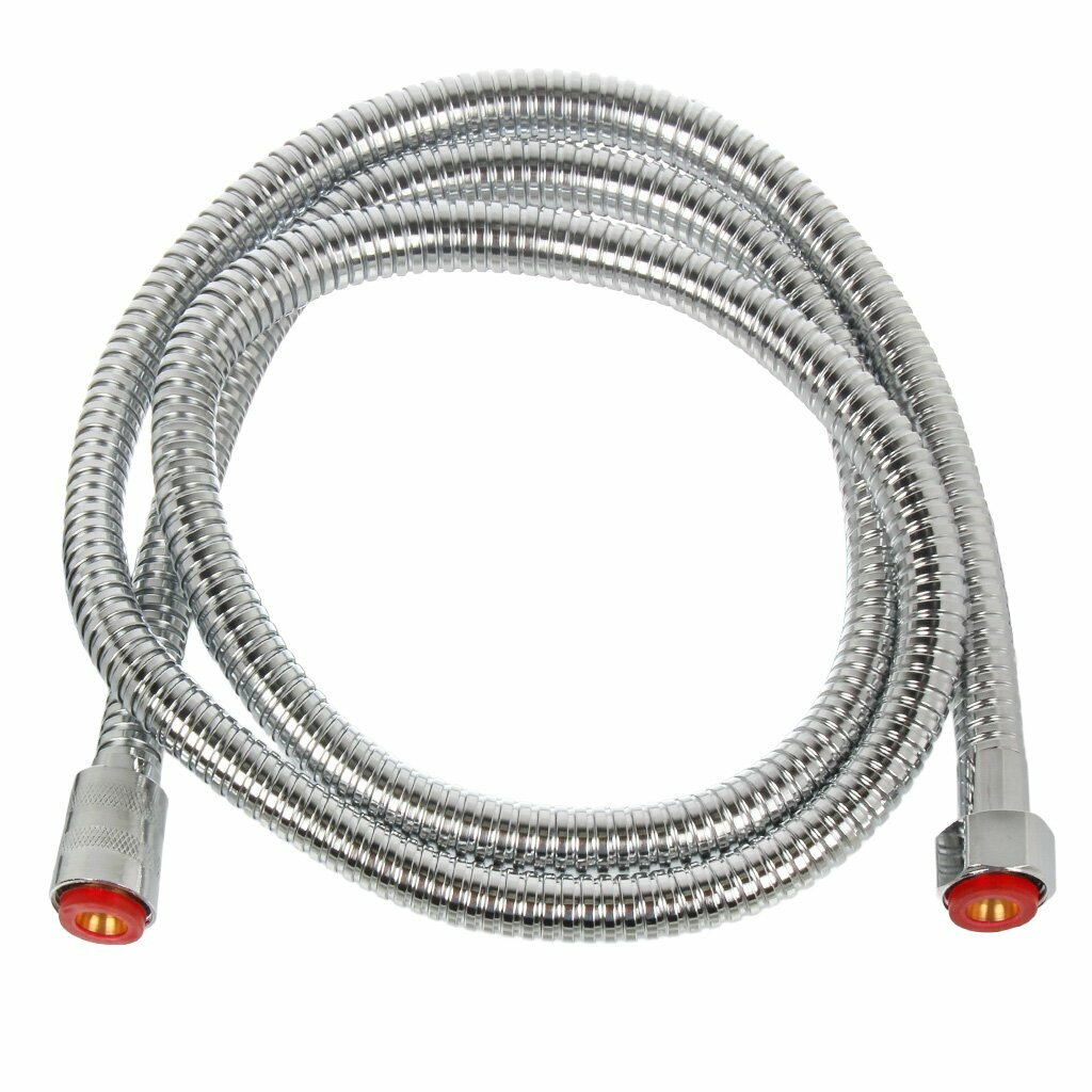 Шланг для душа, стальной, ИМП-ИМП, 150 см, армированный алюминиевой нитью, ComfortFactor, 43331
