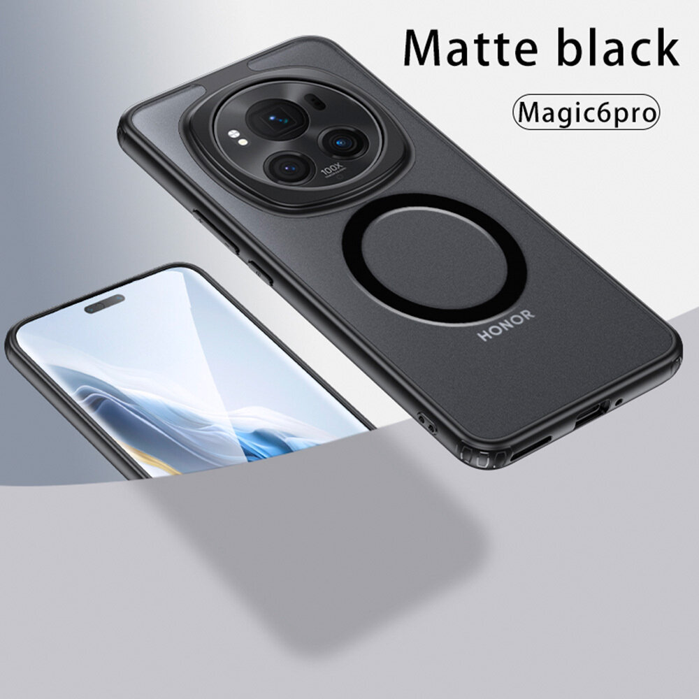 Чехол для Honor Magic 6 Pro с прозрачной задней панелью WLONS