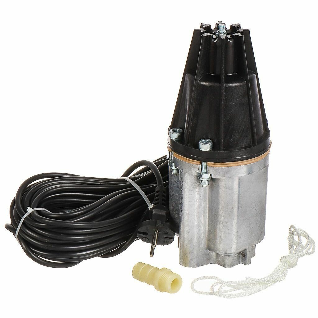 Вибрационный насос Малыш с нижним забором, глубина 3 м, напор 60 м, кабель 25 м, термозащита