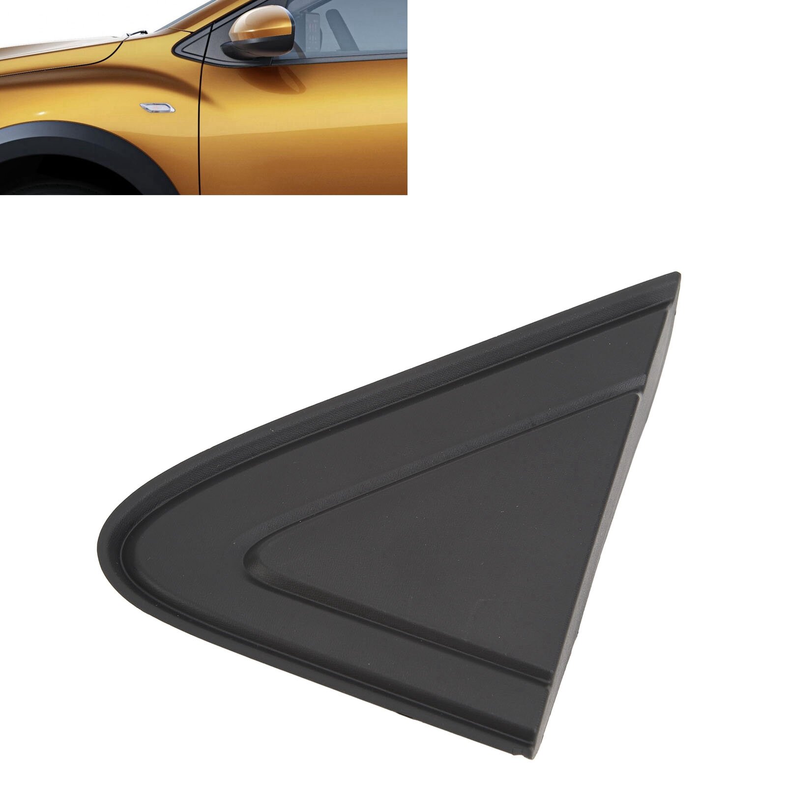 Зеркало угловое треугольное молдинг отделка зеркало заднего вида дверь наружная крышка Delta панели замена для Dacia Sandero Stepway MK3 левая 638754027R