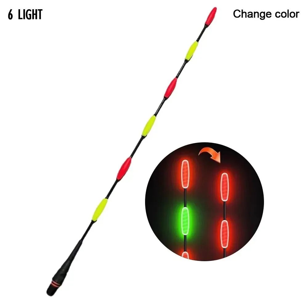Электронный поплавок для рыбалки, 6 Light, Colorfast