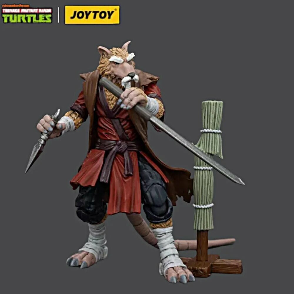 Подвижная фигурка JOYTOY TMNT 1 / 18 Черепашки Ниндзя Сплинтер Подарочные модели