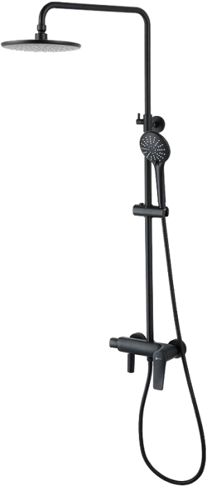 Душевая стойка Lemark Bronx LM3762BL черная