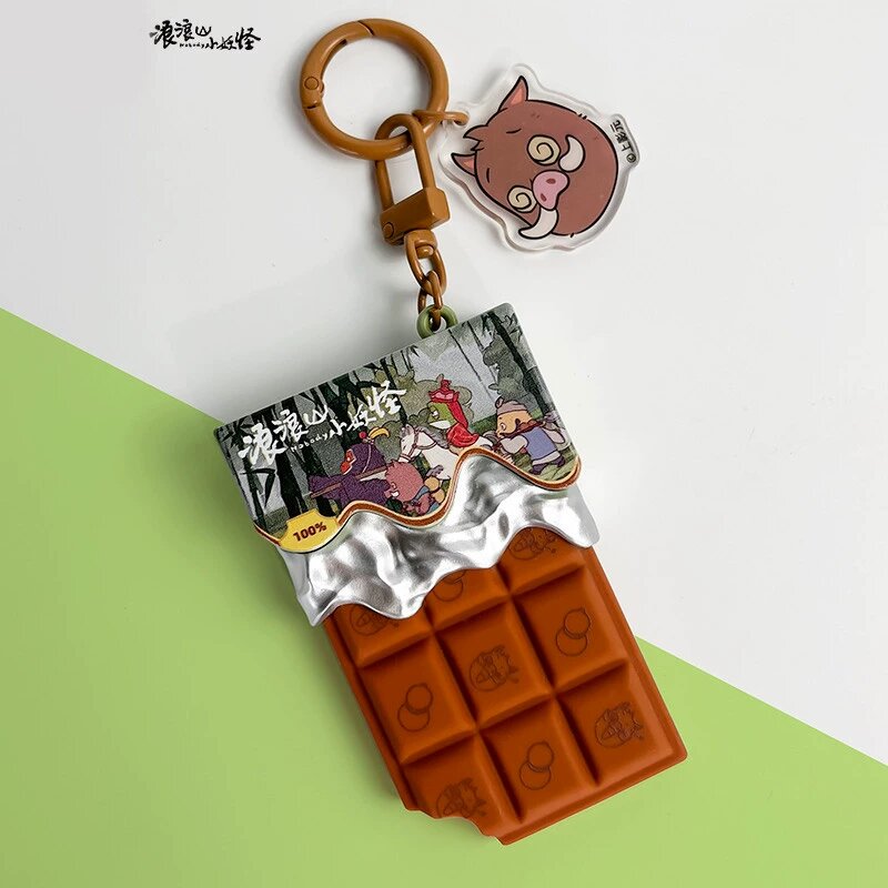 Оригинальный плюшевый брелок-монстрик Лангланг Монстрчик-Поросенок, новая кукла, подвеска для рюкзака, подарок