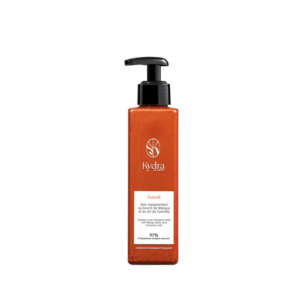 Kydra Le Salon COPPERY Color boosting mask, Оттеночная маска с маслом Манго и экстрактом Корицы "Медный", 190 мл