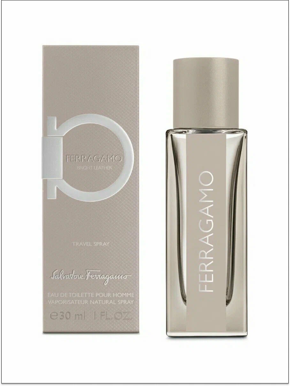 Туалетная вода мужская Salvatore Ferragamo Bright Leather Pour Homme 30 мл. Travel Spray