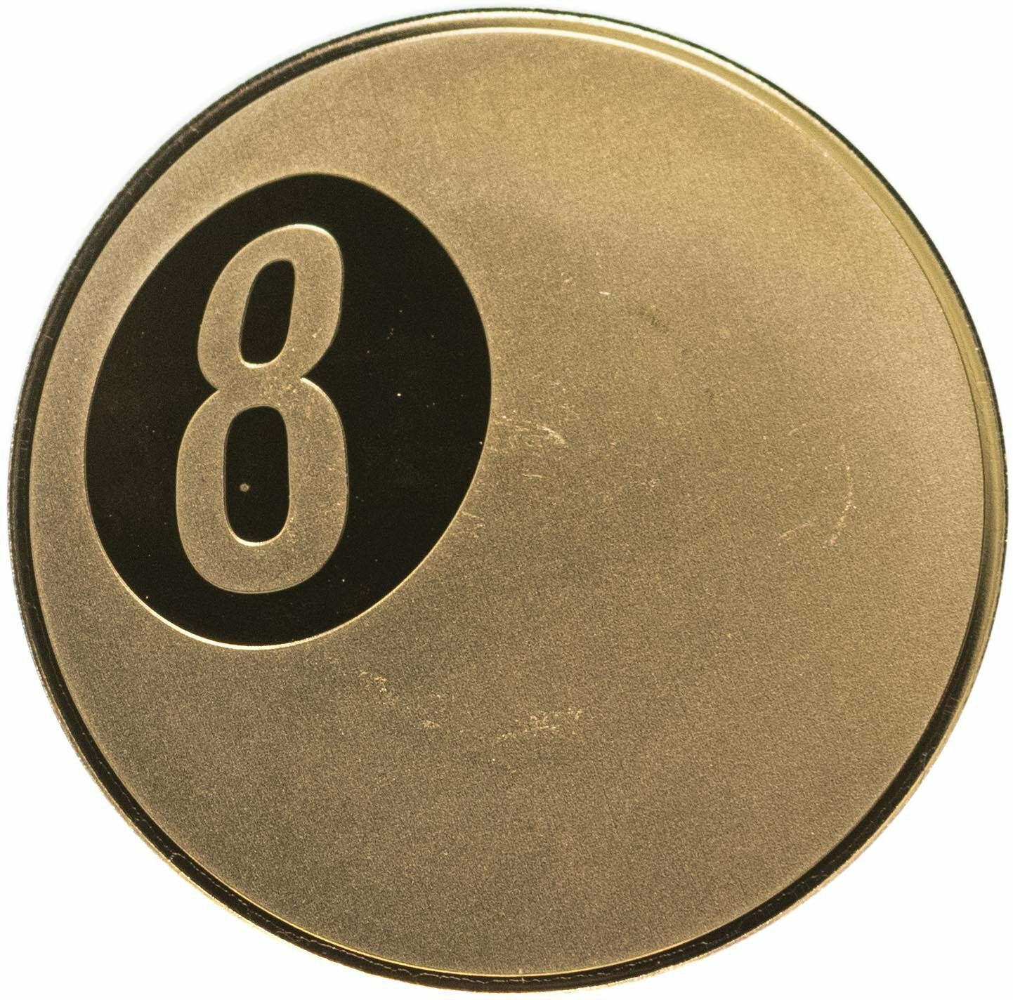 Палау 1 доллар 2023 "Бильярд" с сертификатом, Золото 999, в сохранности UNC