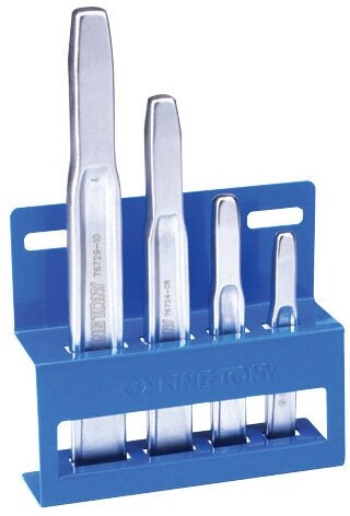 Набор зубил на подставке, усиленные, 4 предмета KING TONY 11104PR