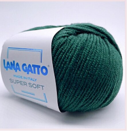 Пряжа Lana Gatto Super Soft, 100 % мериносовая шерсть, 50 г, 125 м, 8563