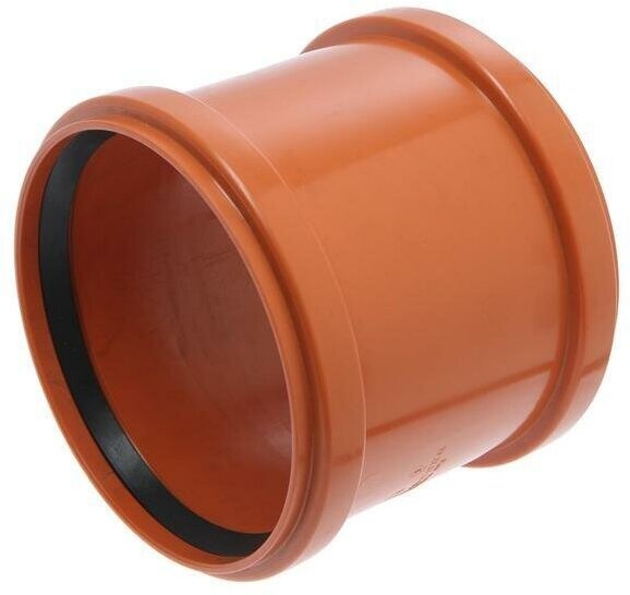 Муфта канализационная FLEXTRON, наружная, d 160 мм, ремонтная, полипропилен