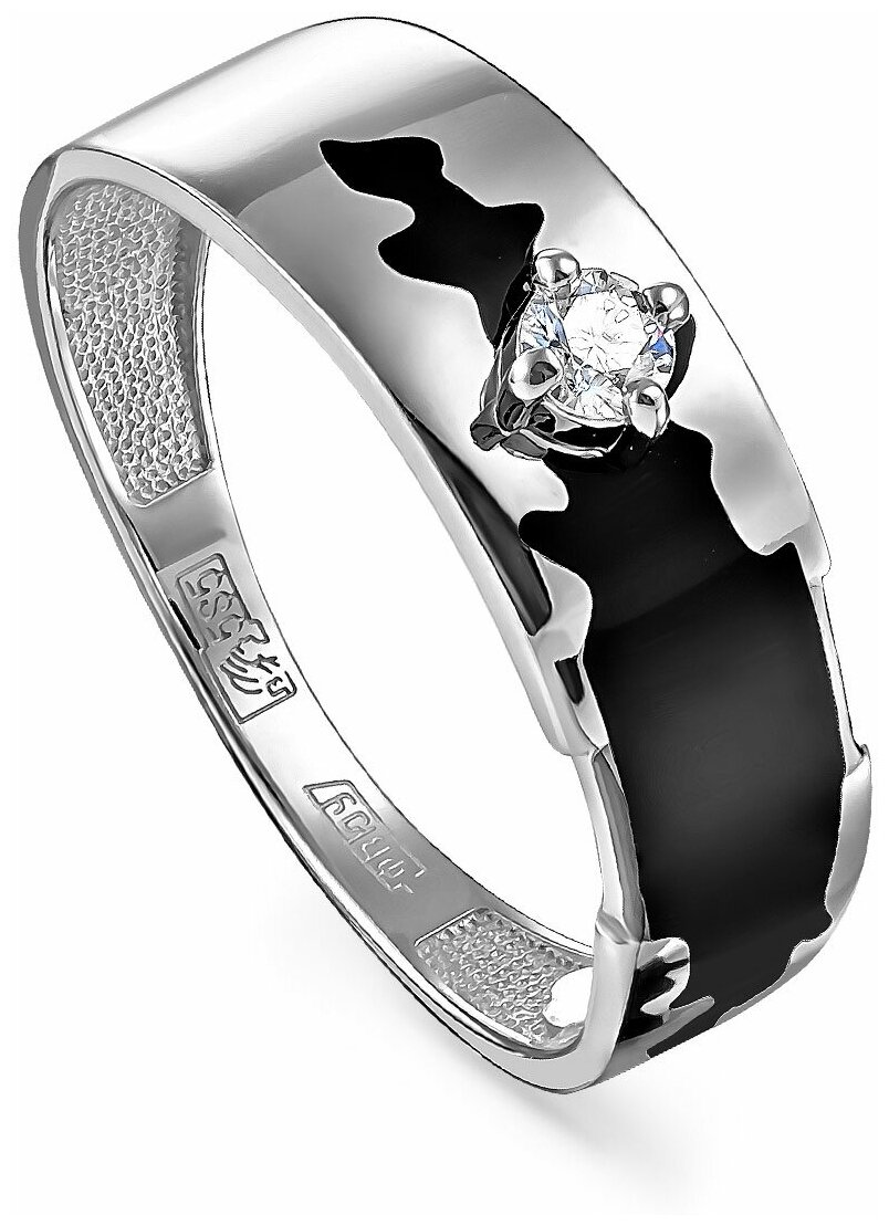 Кольцо, белое золото, 585 проба, бриллиант