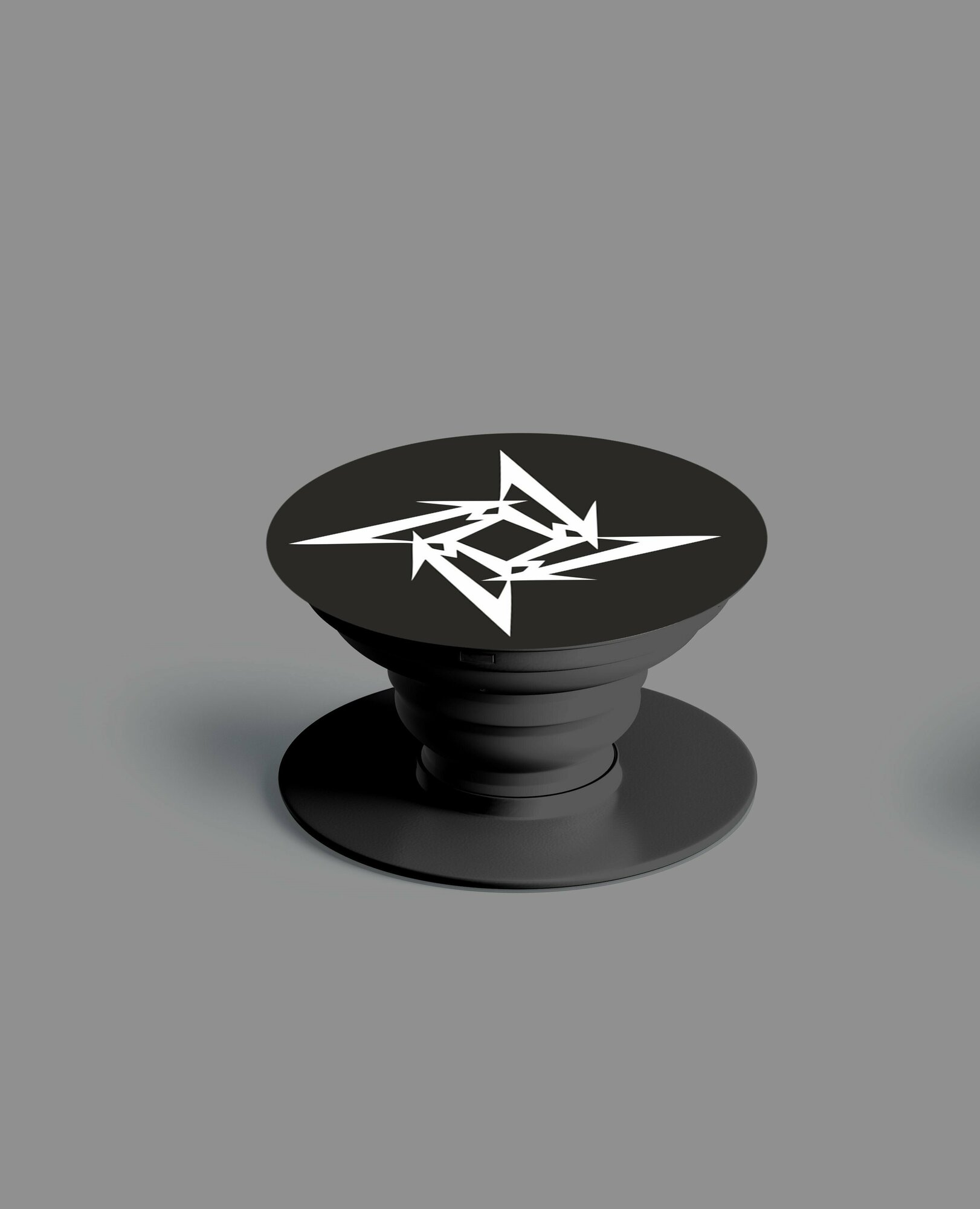 Попсокет "Metallica NEW", черный/Подставка попсокет для телефона с кольцом /держатель-кольцо на смартфон