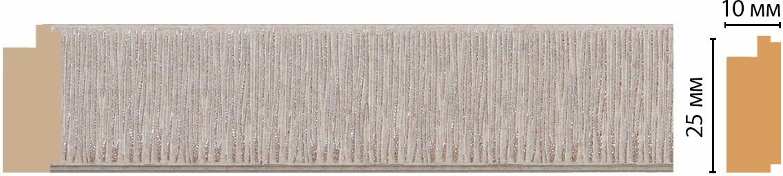 Молдинг DECOMASTER 102-19 (25*10*2400мм)