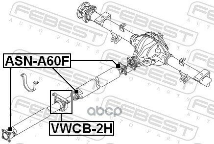 Подшипник Подвесной Volkswagen Amarok 10-