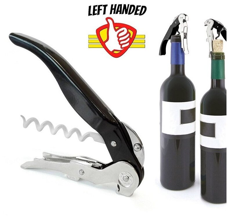 Штопор для левшей Pulltex Waiter Corkscrew For Lefties Black