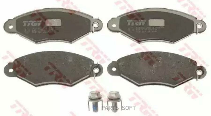 GDB1321 TRW Колодки тормозные NISSAN Kubistar (03-) RENAULT Kangoo (97-) передние (4шт.) TRW