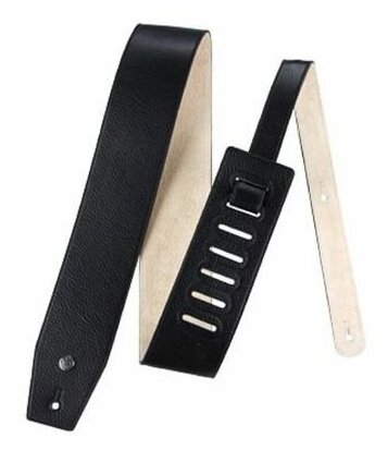 Ремень для гитары DUNLOP BMF02BK, кожаный, чёрный