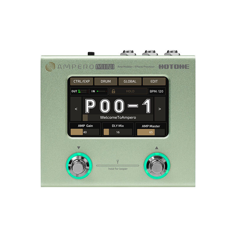 Hotone Ampero Mini Matcha Guitar Effects Processor