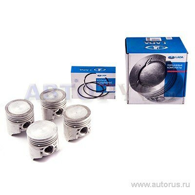 Поршневая группа комплект (4 шт.) 76,5 с кольцами ваз-2101 lada 21010100401577