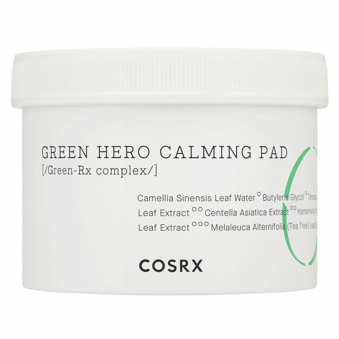 COSRX Успокаивающие пэды для лица Green Hero Calming Pad