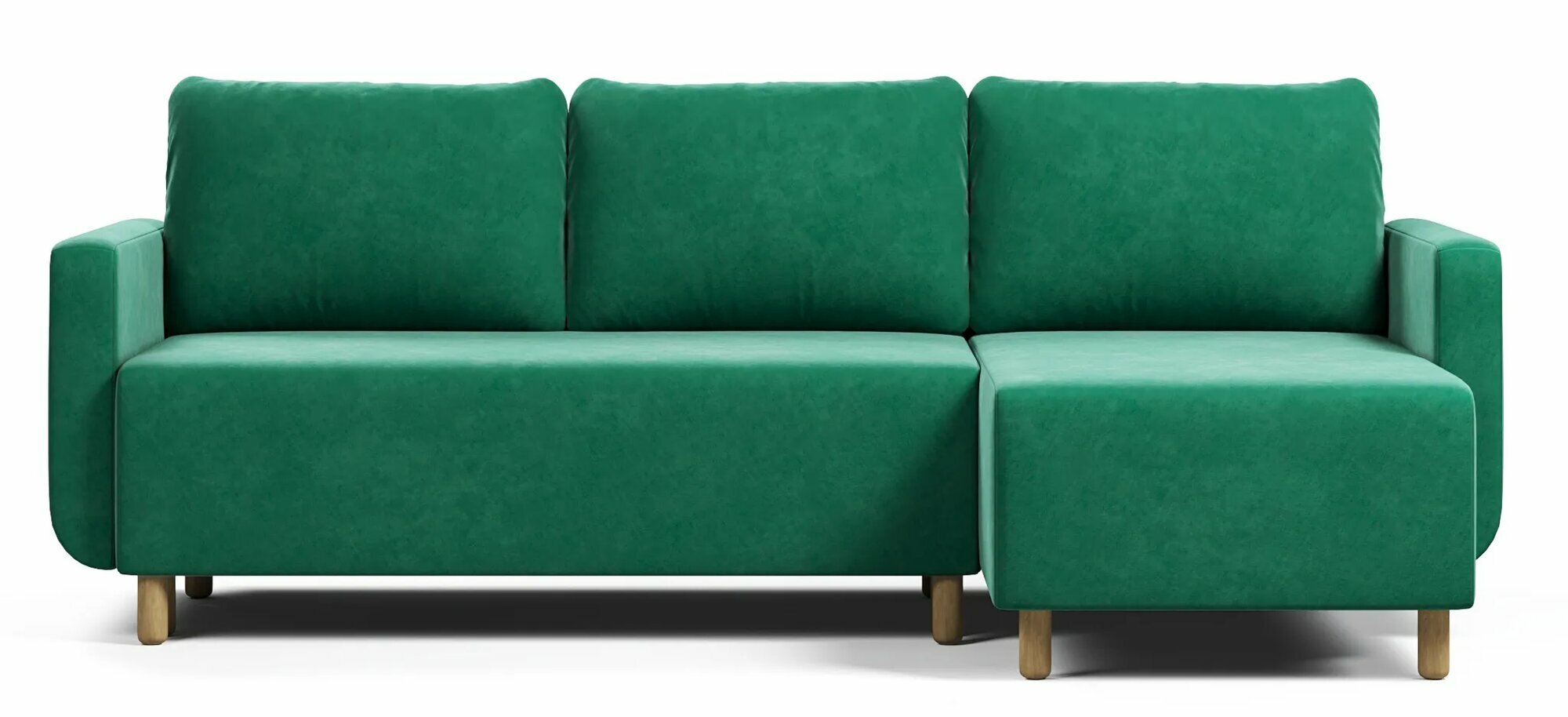 Угловой диван-кровать Беллер, 220х138х90 см, механизм Еврокнижка, диван раскладной большой, с ящиком для белья