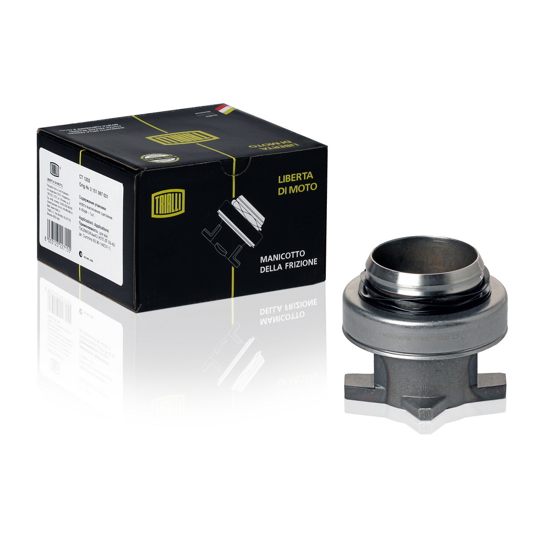 TRIALLI ct-0701 (10945803 / 10996015 / 1250710) муфта выкл. сцеп. для а / м евро-2 (кпп-154 / дв. 740.30-260) (мех.) (ct