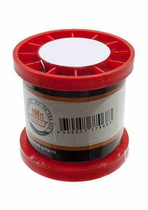 Припой ПОССУ40-05 ПРВ 0.8мм катушка 200г