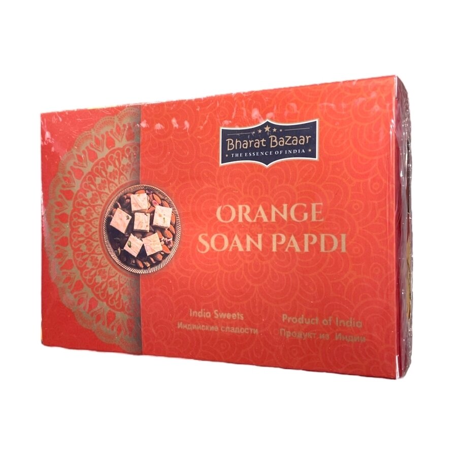 Соан папди (инд. халва) со вкусом апельсина Bharat Bazaar 250г