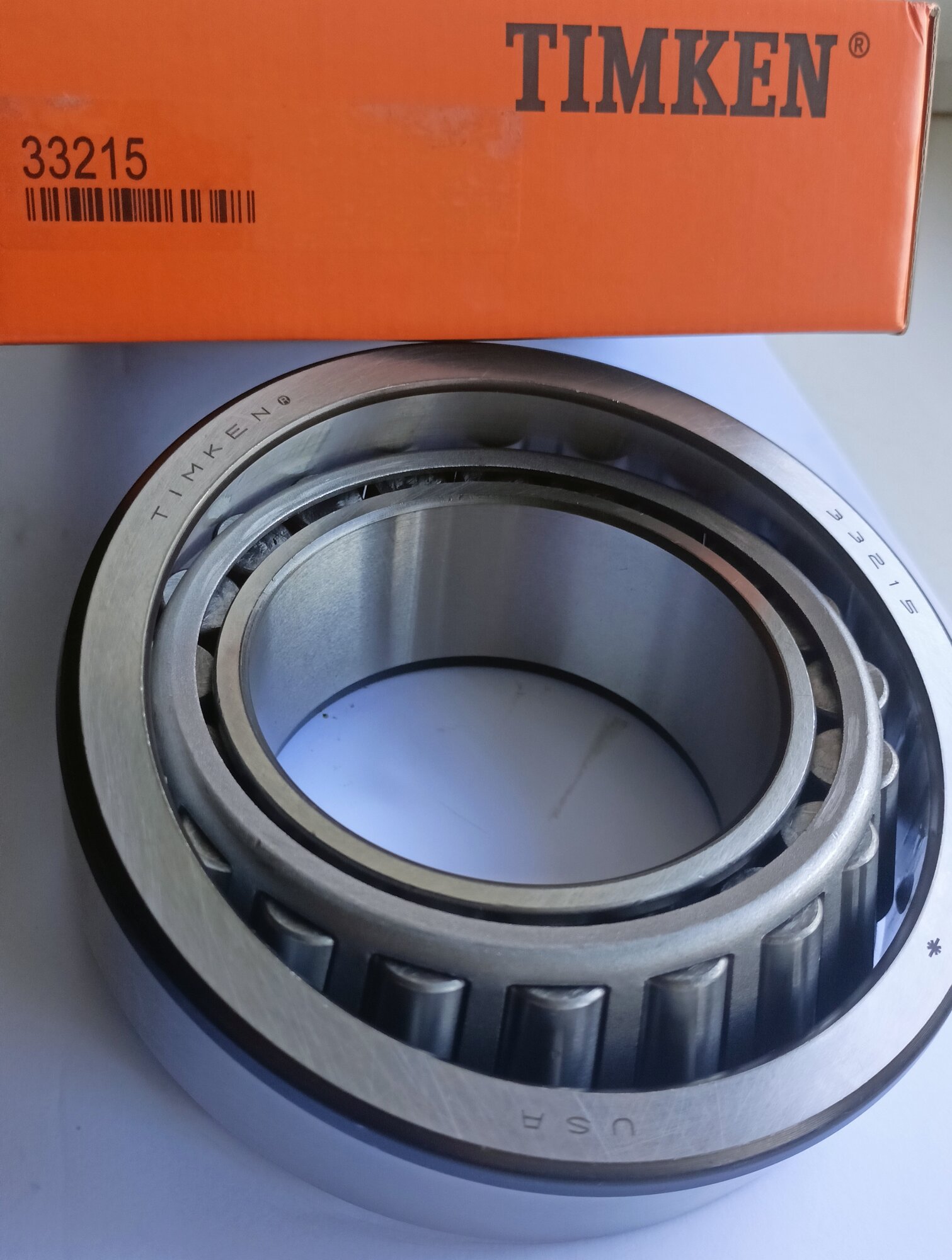 Подшипник TIMKEN 33215 роликовый радиально-упорный однорядный конический (75х130х41)