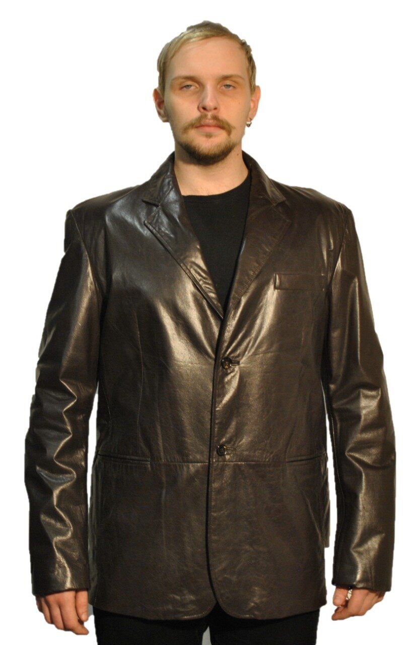 Пиджак мужской натуральная кожа